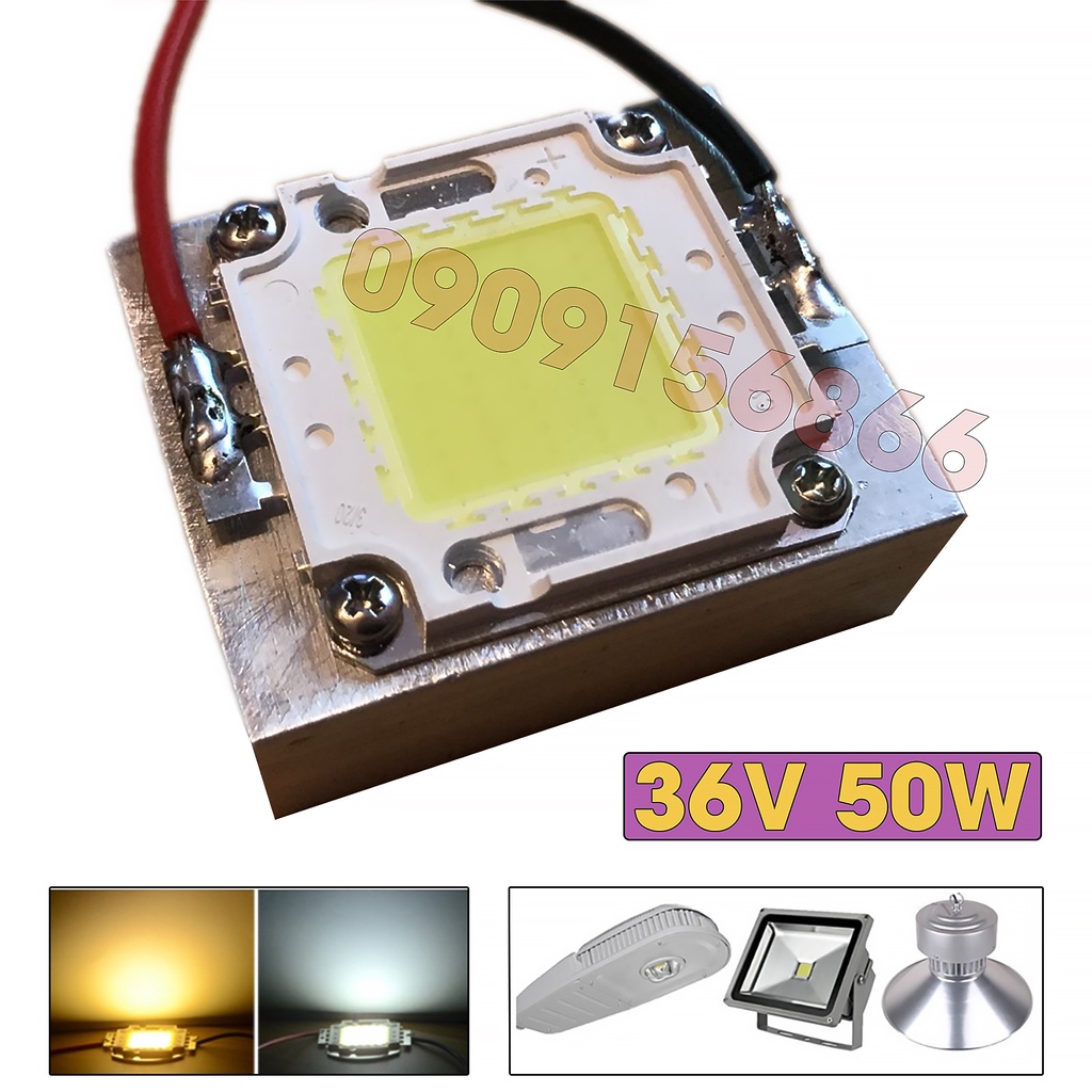 Mắt led pha 36v 50w 30w 20w, nhân led cob | Shopee Việt Nam