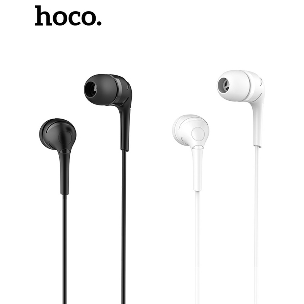 Tai nghe nhét tai Hoco M40 nghe hay có mic đàm thoại, dây dài 1.2m ...