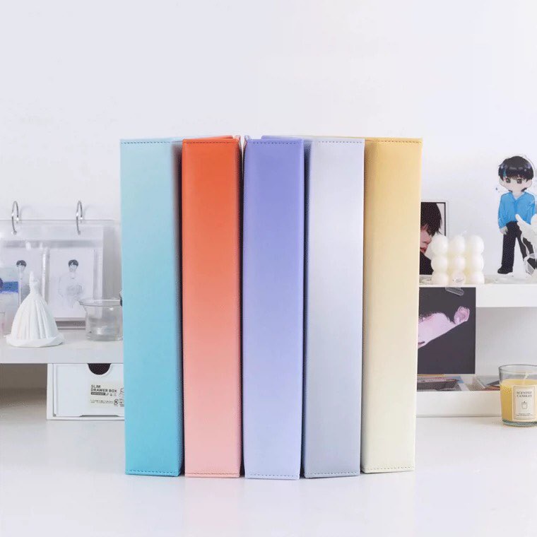 [Dreaming.Paste] Binder A4 ombre 4 rings - Sổ lưu trữ album ảnh bo góc ...