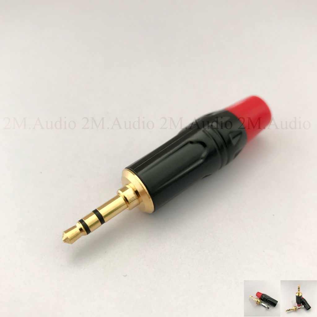 Jack 3 ly stereo (TRS), jack 3.5mm, chân đồng, hàn dây.....Giá buôn/Giá ...