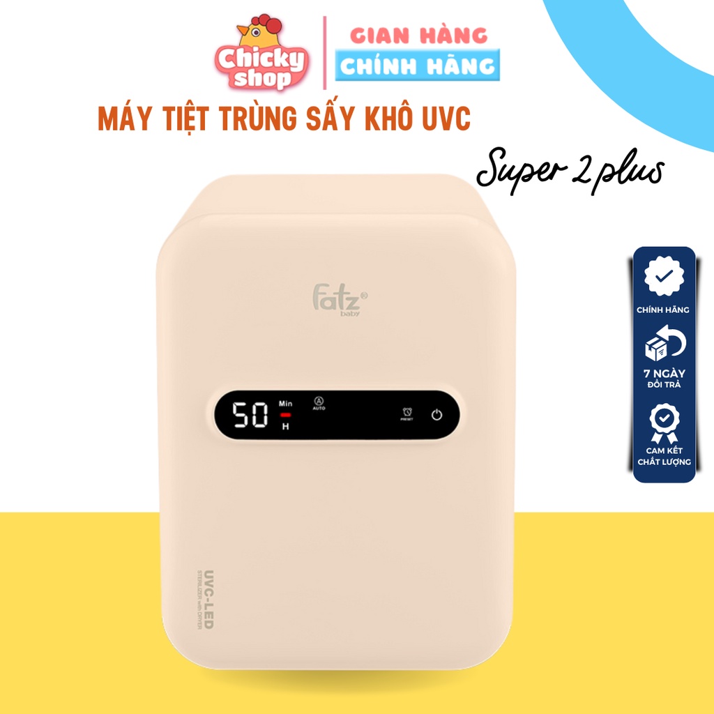 MÁY TIỆT TRÙNG SẤY KHÔ FATZBABY UVC- SUPER 2 PLUS + FB4766SL | Shopee Việt Nam