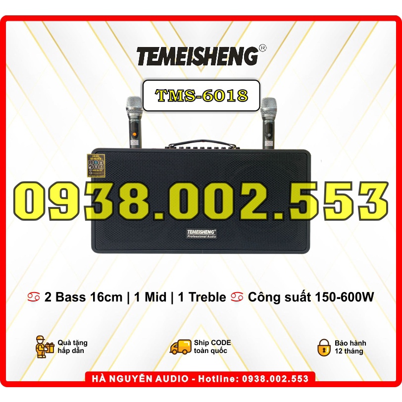 Loa Karaoke Xách Tay Temeisheng TMS 6018 | Shopee Việt Nam