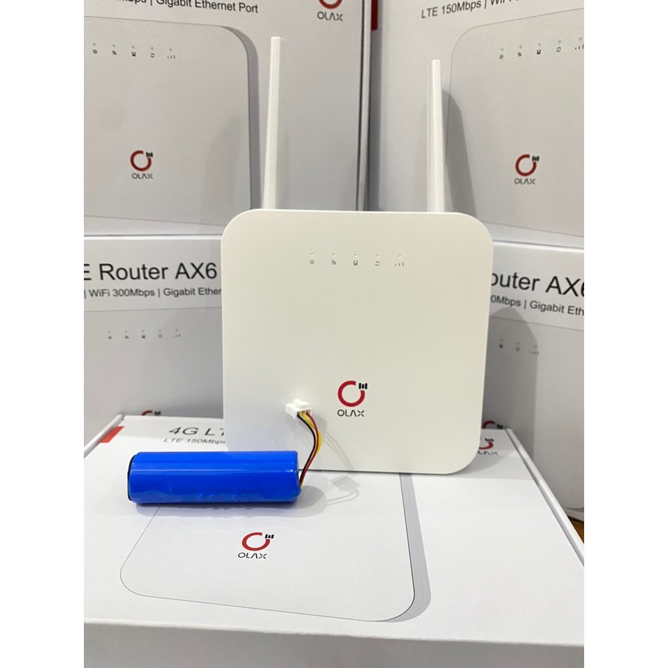 Phát Wifi Từ Sim 4G Olax Ax6 Pro Tốc độ 300Mb - Hỗ Trợ Pin Dự Phòng 4000mAh Dùng 18 Giờ - Kết ...