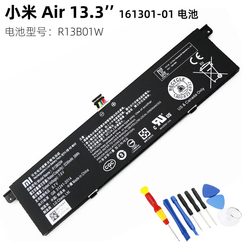 Pin (Original) Xiaomi R13B02W R13B01W 39Wh Battery For Xiaomi Mi Air 13 ...