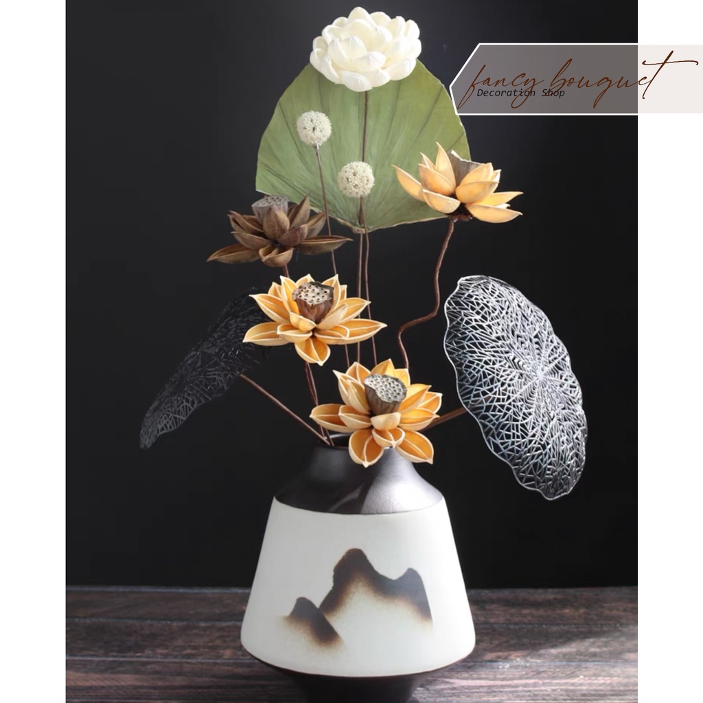 Set Hoa Sen Decor ️FREESHIP ️ Những set hoa đẹp và tinh tế cho ngôi nhà ...