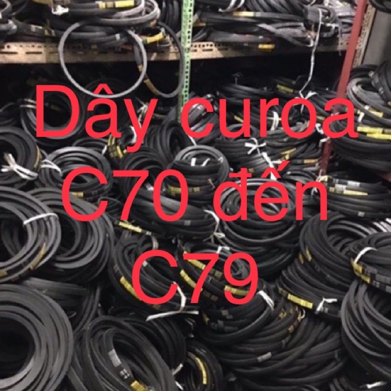 Dây Curoa Bản C đầu 7 C70,C71,C72,C73,C74,C75,C76,C77,C78,C79 | Shopee ...