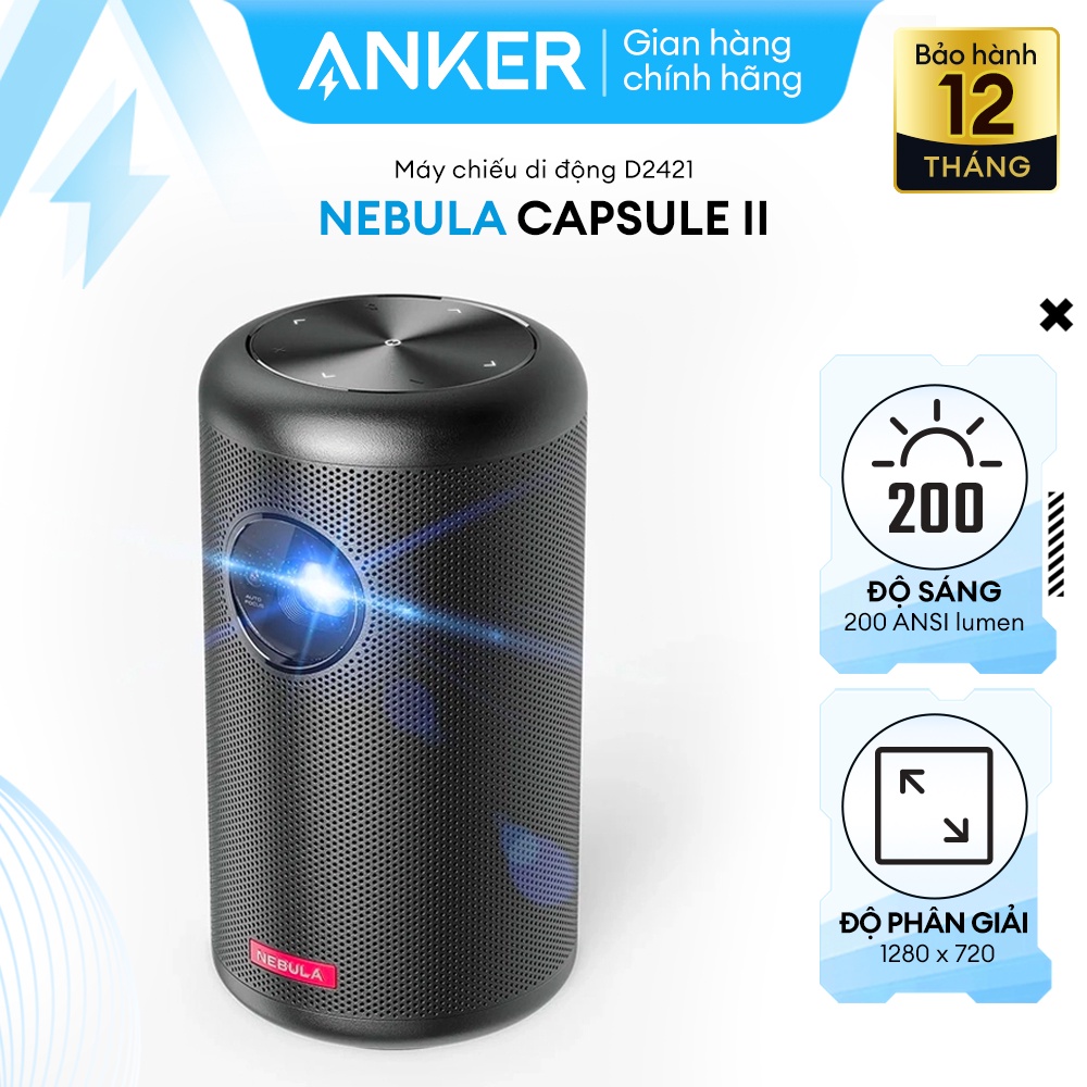 Máy chiếu di động NEBULA (by Anker) Capsule II - D2421 | Shopee Việt Nam
