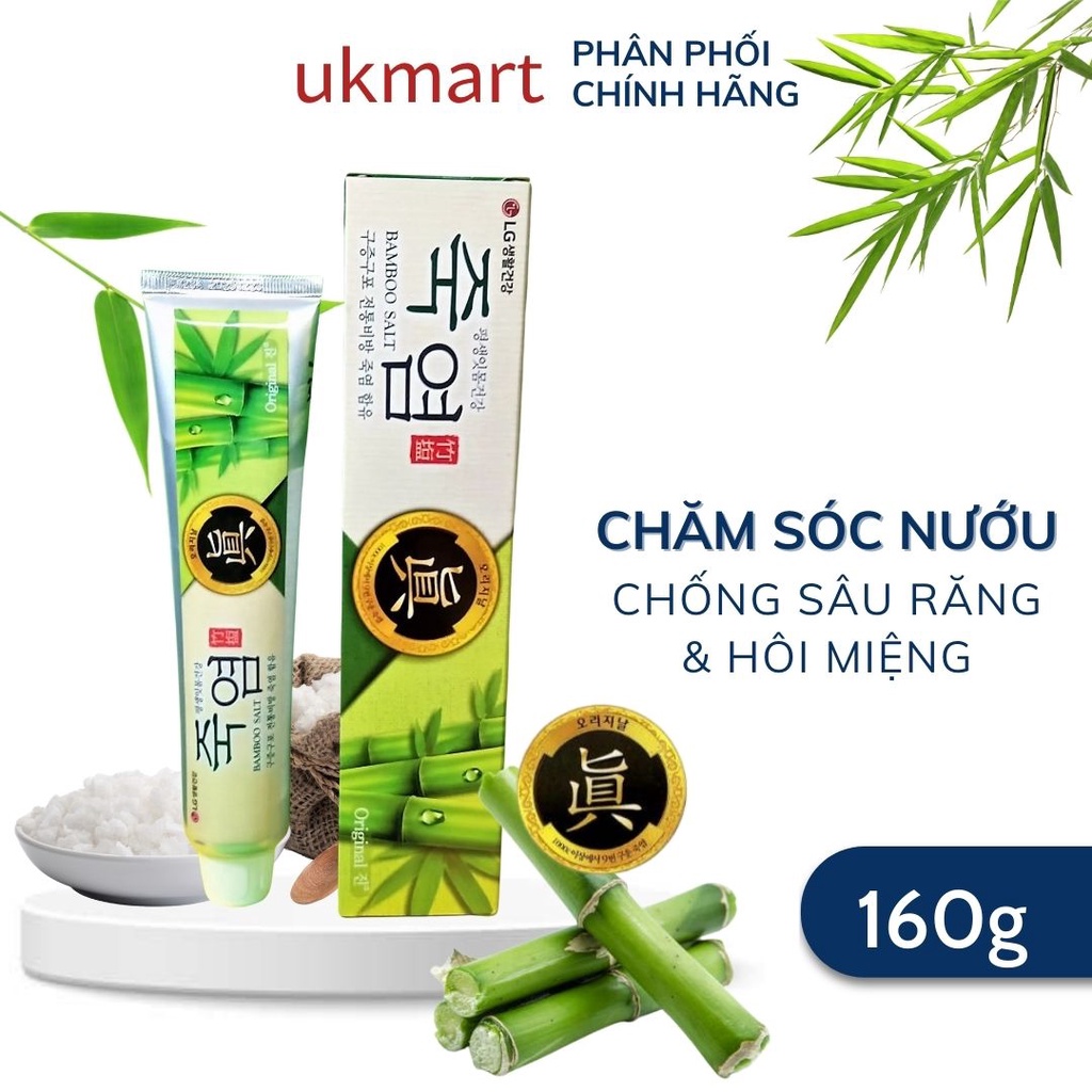 160g Kem Đánh Răng Bamboo Salt Muối Tre Chăm Sóc Nướu, Ngăn Ngừa Vi Khuẩn | Shopee Việt Nam