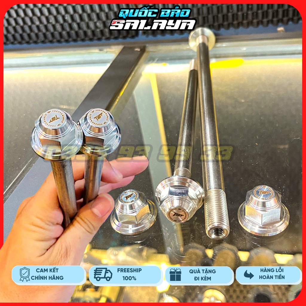Cốt bánh TBT trước sau cho Ex135 5s Jupiter kèm tán inox 304 bảo hành ...