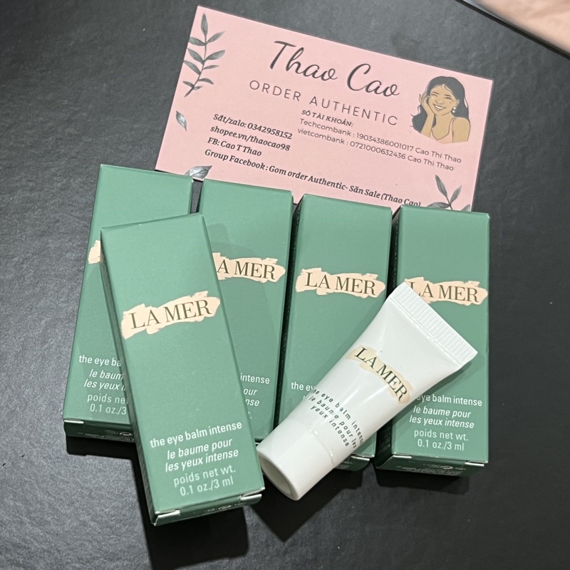 Kem mắt cao cấp LAMER eye balm intense mini 3ml full box | Shopee Việt Nam