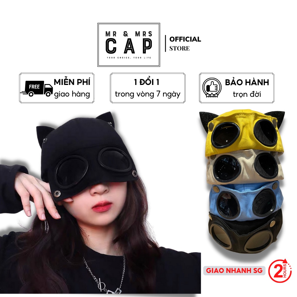 Mũ Lưỡi Trai Phi Công Mc Mr & Mrs Cap Kiểu Phi Công Có Kính Hot Trend ...