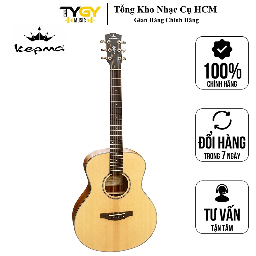 Đàn Guitar Acoustic Mini Kepma (Size 36) Chính Hãng- Tặng Bao Đàn, Capo ...