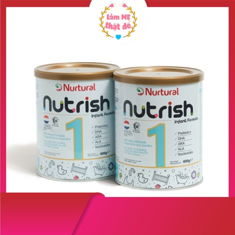 (Date mới) Sữa công thức Nutrish 1 dành cho trẻ 0-6 tháng tuổi. hàng ...