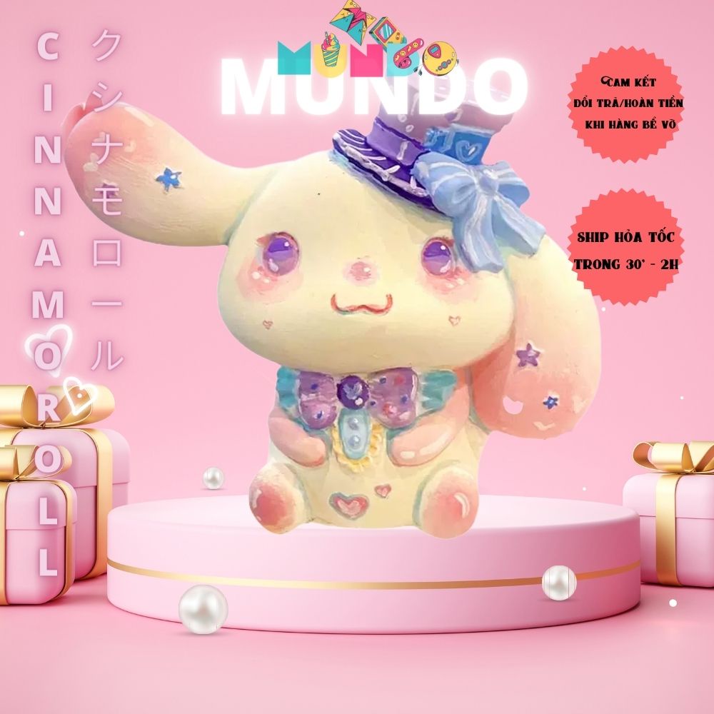 Tượng Tô Màu SIZE XXL 014 Cinnamoroll, Tượng Thạch Cao MUNDO | Shopee ...