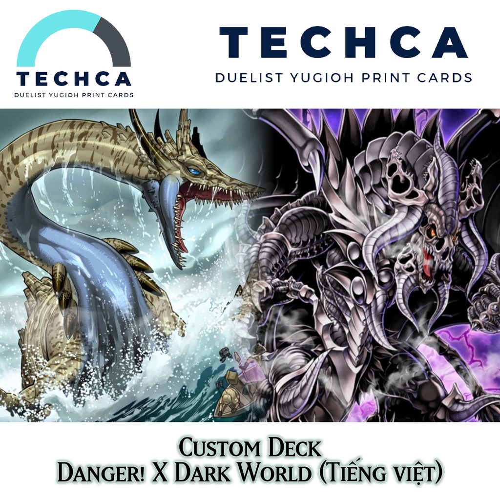 Bài In Tiếng Việt - Bộ bài Yugioh - Custom Deck - Danger! X Dark World ...