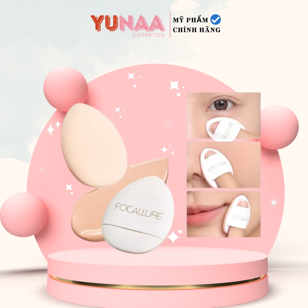 [Y178] [Puff] Bông Phấn Trang Điểm FOCALLURE Mini - Ngón Tay - Bông Mút ...