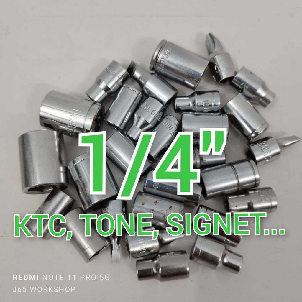 Đầu tuýp (đầu khẩu) 1/4" KTC, Tone, Trusco... hàng bãi Nhật | Shopee Việt Nam