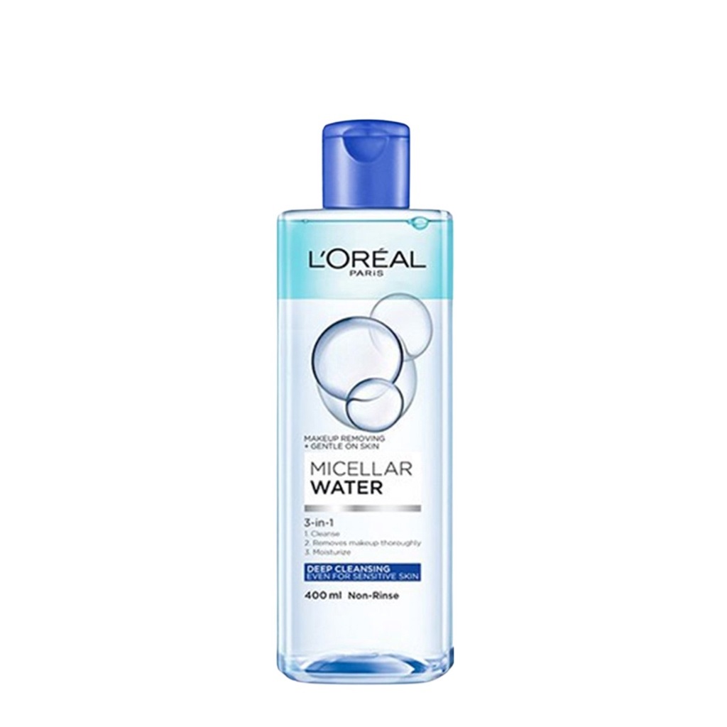 Nước Tẩy Trang Cho Mọi Loại Da Loreal L'Oreal Paris 3-in-1 Micellar Water (95ml/400ml) | Shopee ...