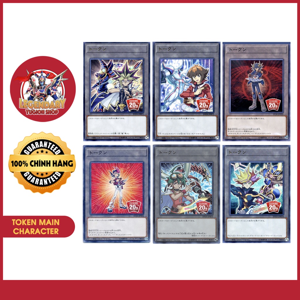 [Thẻ Bài Yugioh Chính Hãng] BST Token 20th - Các Nhân Vật Chính Trong ...
