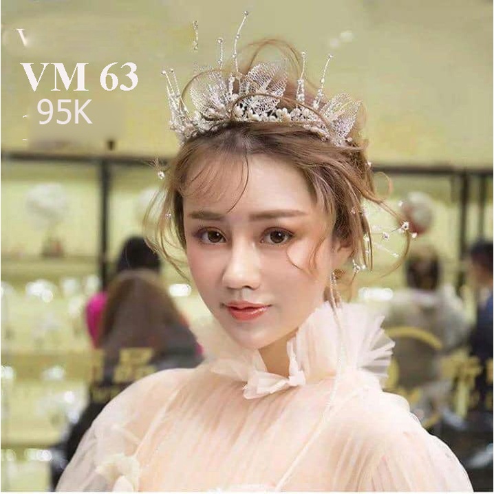 Vương miện đội đầu, vương miện đá đen, vương miện con công | Shopee ...