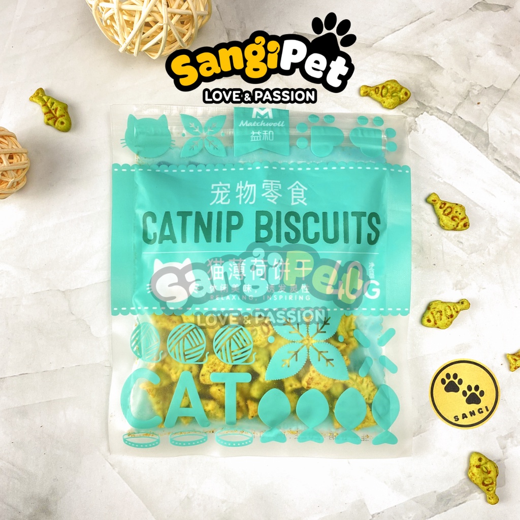 Bánh Thưởng CATNIP BISCUIT Tiêu Búi Lông Cho Mèo, Snack Thưởng Khử Mùi ...