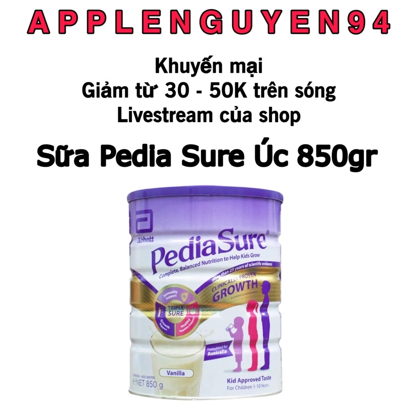 Sữa Pedia Sure úc lon 850gr 8.2024 | Shopee Việt Nam