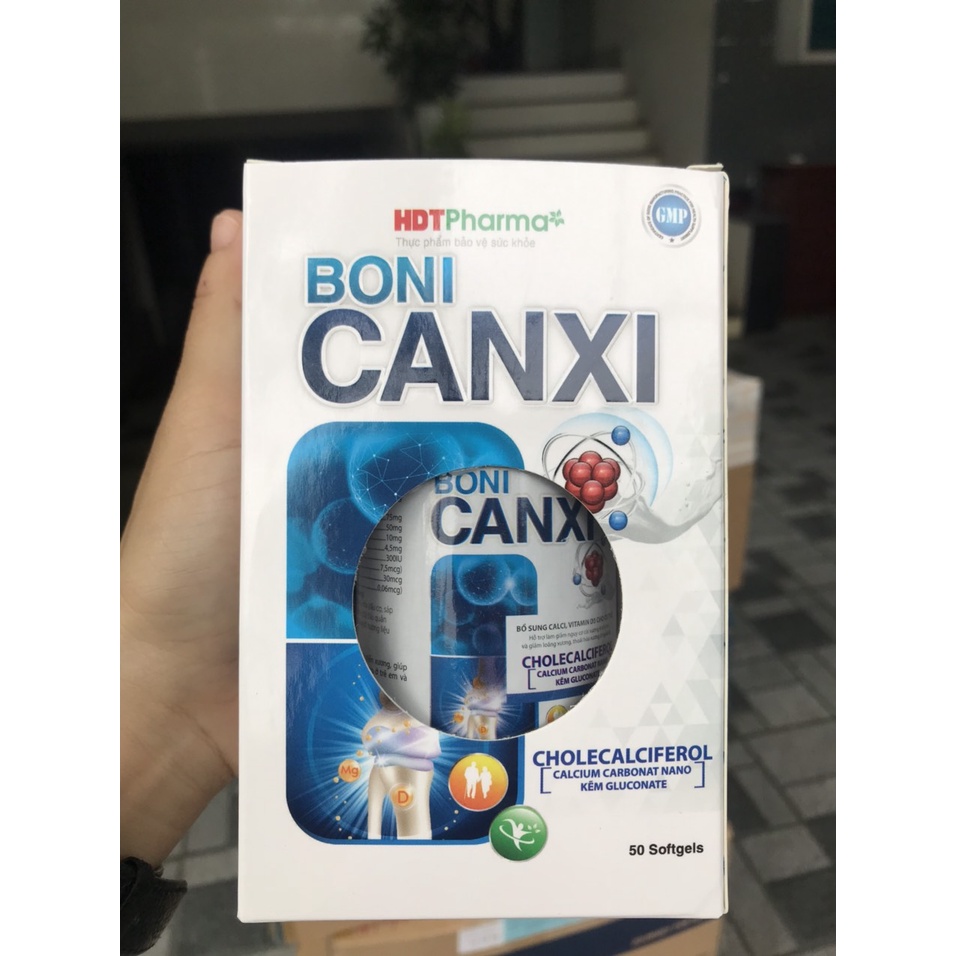 Bonicanxi HDT Canxi cho bà bầu và người thiếu hụt canxi (Lọ 50 viên ...
