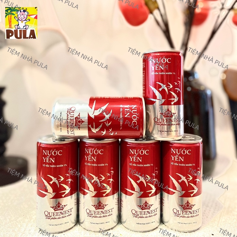 NƯỚC YẾN SÀO QUEENNEST - THÙNG 30 LON x 190ml | Shopee Việt Nam