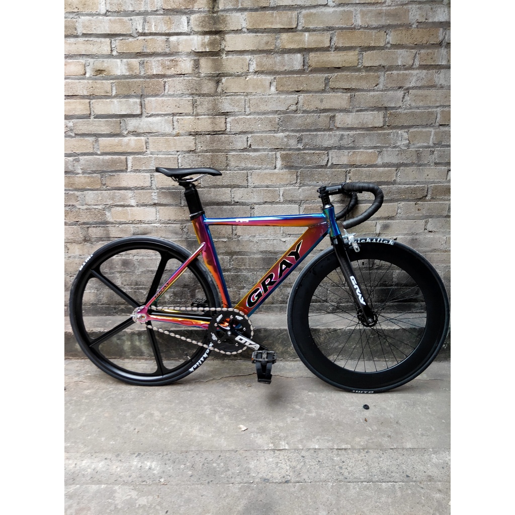 Xe đạp fixed gear Gray f15 cao cấp chính hãng | Shopee Việt Nam