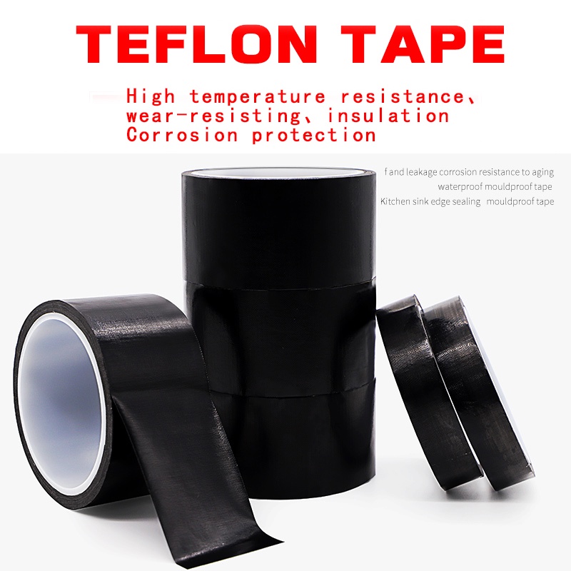 Băng Teflon đen dày 0.13mm, Máy đóng gói chân không Chống dính Băng ...