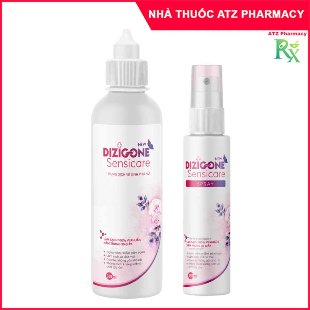 Dung Dịch Vệ Sinh New Dizigone Sensicare Spray giúp ngăn ngừa vi khuẩn ...