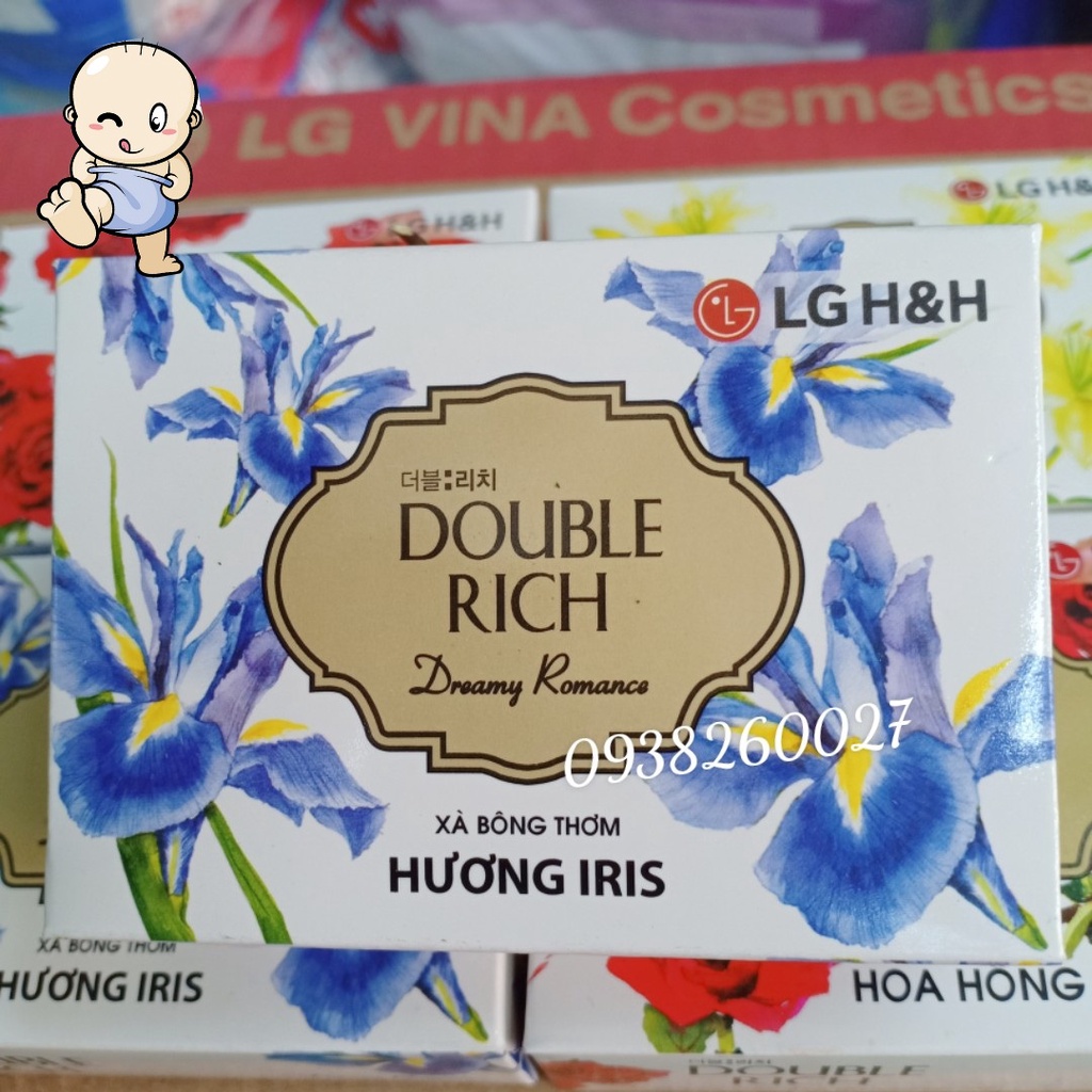 Xà Bông Cục Double Rich Hoa Hồng 90g | Shopee Việt Nam