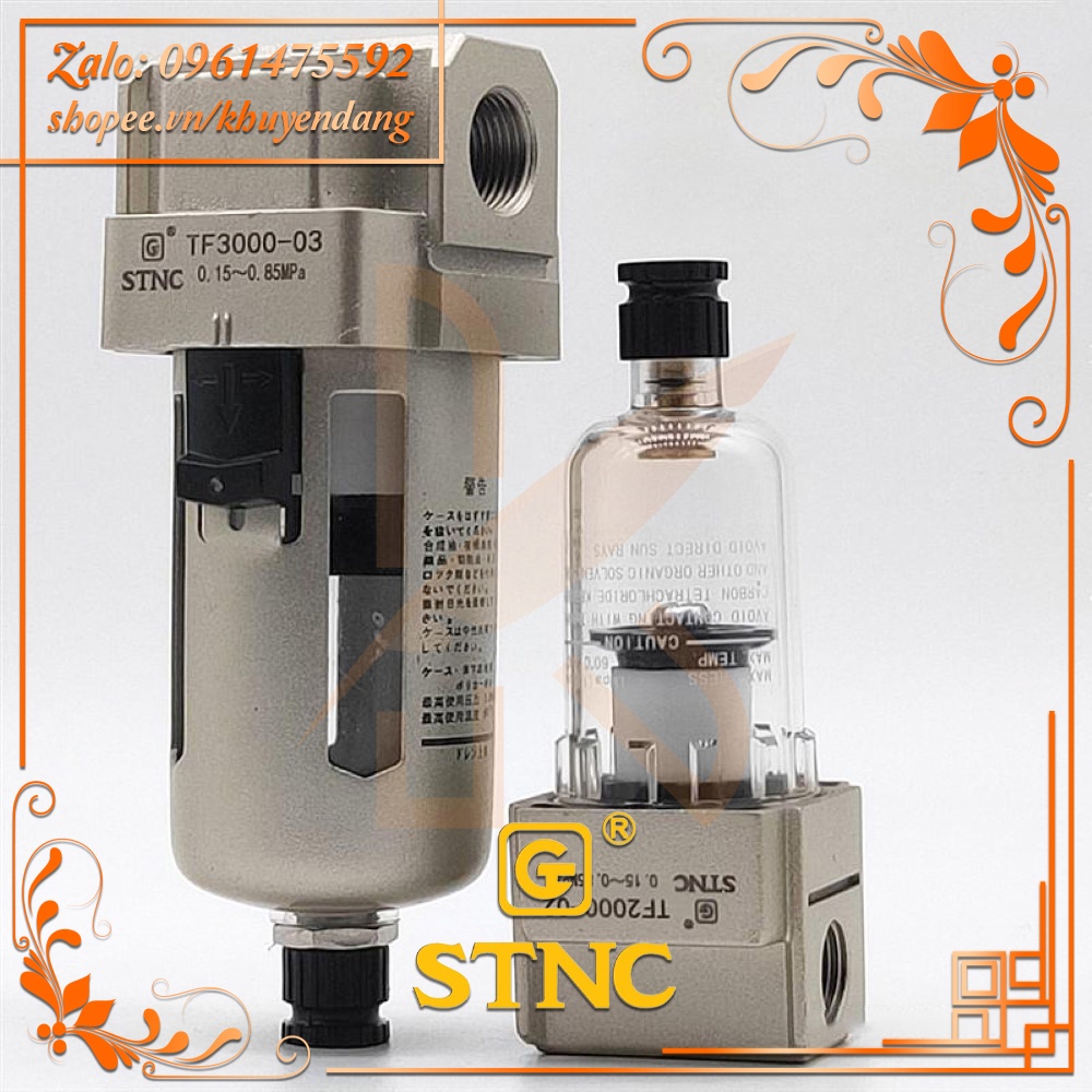 Bầu Lọc Tách Nước Khí Nén STNC TF2000-02 (ren 13mm) | Shopee Việt Nam