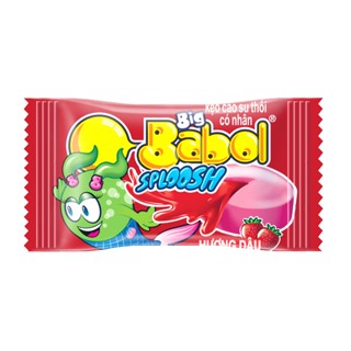 Kẹo cao su gum thổi có nhân Chupa Chups Big Babol Sploosh (Hũ 74 viên) hương dưa hấu, dâu, cola ...