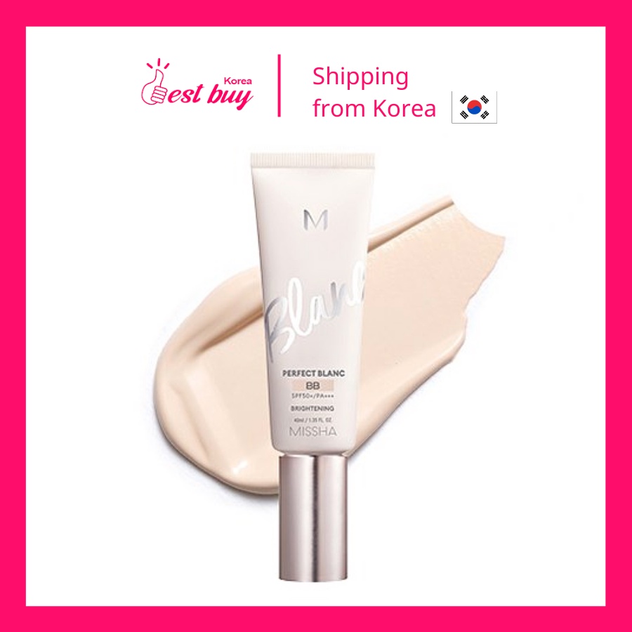 Kem nền che phủ hoàn hảo dưỡng trắng chống nắng Missha M Perfect Blanc BB SPF50+ PA+++ 40ml ...