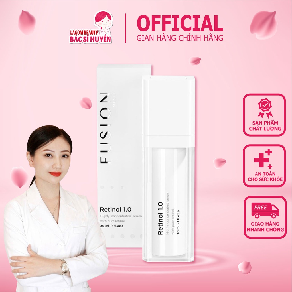 Tinh Chất Dưỡng Trắng Sáng Da Fusion retinol 1.0, Tăng Độ Đàn Hồi Cho ...