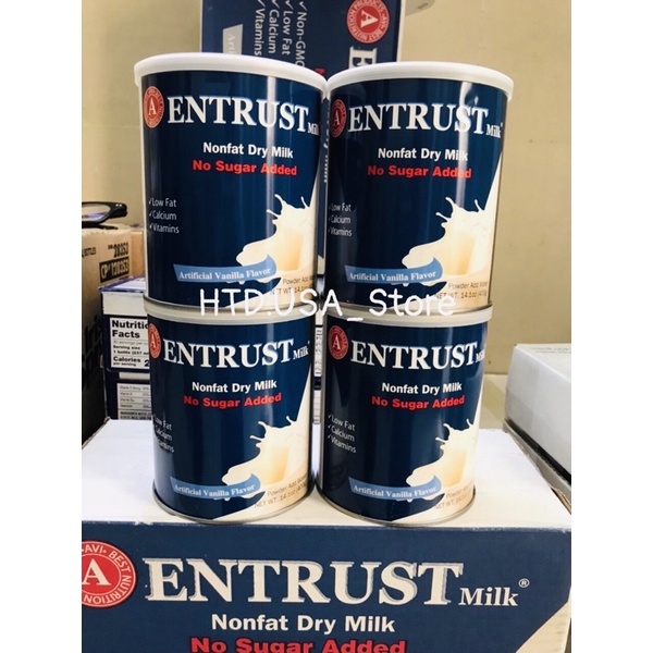 Sữa Bột Cho Người Tiểu Đường Entrust Milk 400g Nội Địa Mỹ | Shopee Việt Nam