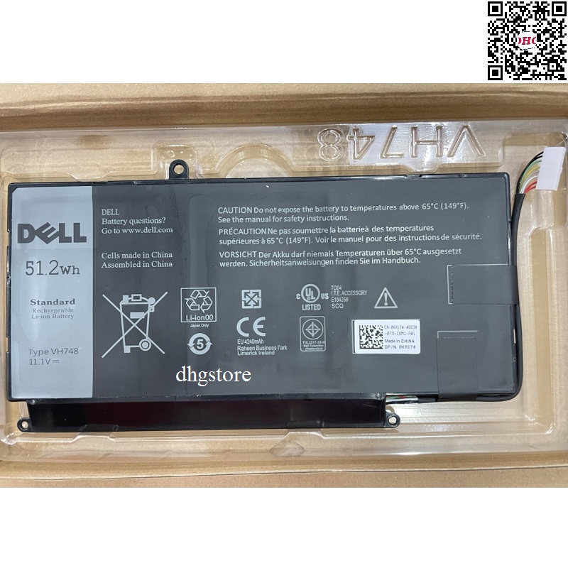 Pin laptop Dell Vostro 14 5460 5470 5480 5560 5570 5439, Inspiron 14ZD ...