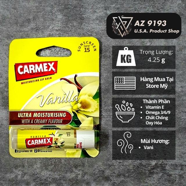 Son Dưỡng Môi Carmex,Hàng Mỹ, Dưỡng Camex Không Màu, Chính Hãng Mỹ, Dưỡng Ẩm, Giảm Khô Môi ...