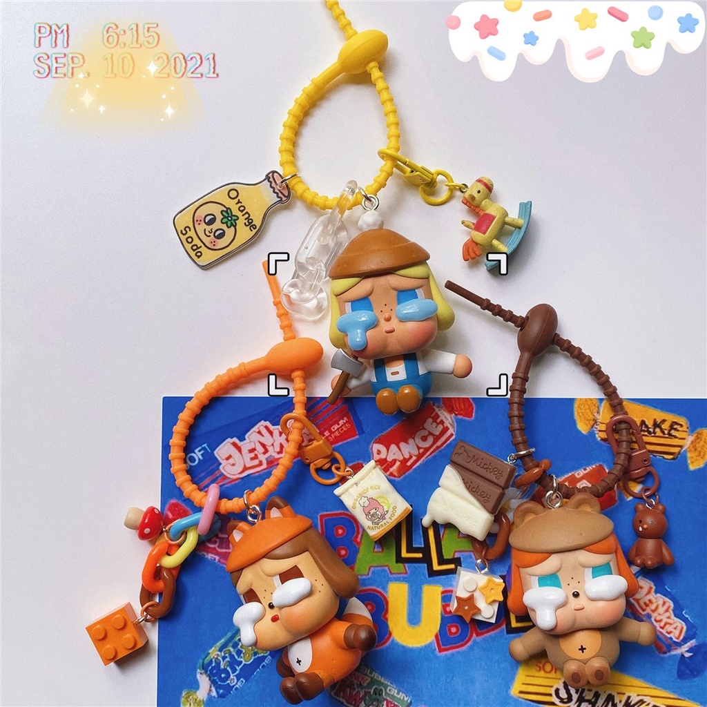 Genuine crybaby crying baby jungle adventure series car key chain ...
