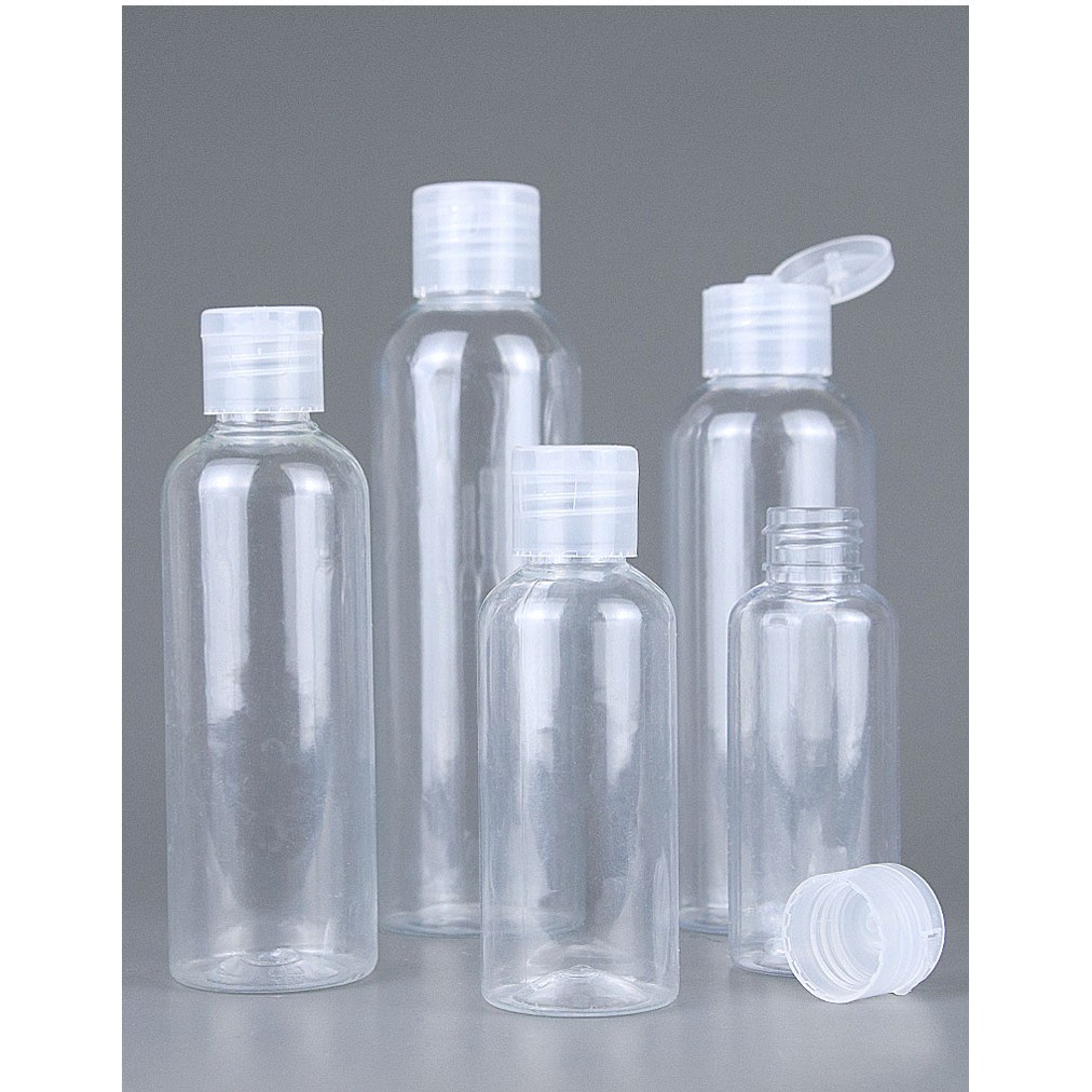Chai Nhựa Nắp Bật 5ML/10ML/20M/50ML/100ML Đựng Gel Rửa Tay, Dầu gội ...