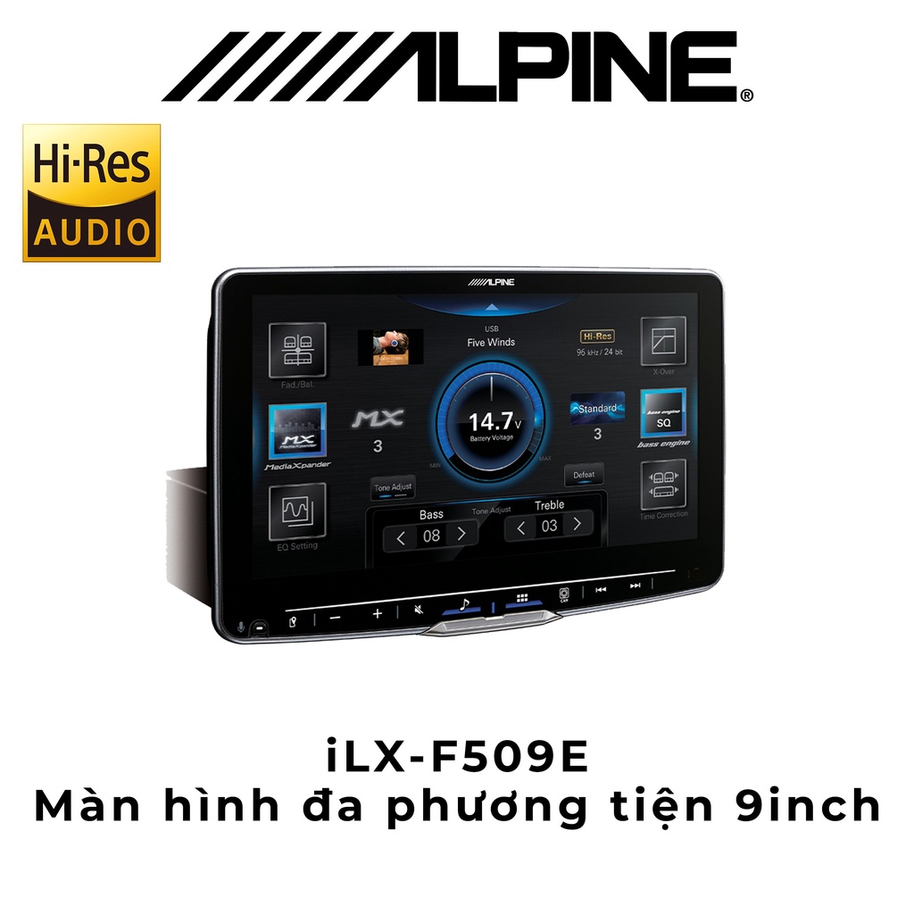 iLX-F509E MÀN HÌNH ĐA PHƯƠNG TIỆN 9 INCH VỚI CARPLAY KHÔNG DÂY, ANDROID ...