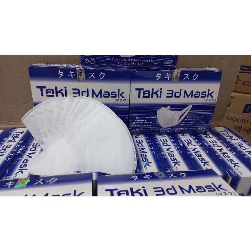 Khẩu trang Taki 3d mask hộp 50 chiếc | Shopee Việt Nam