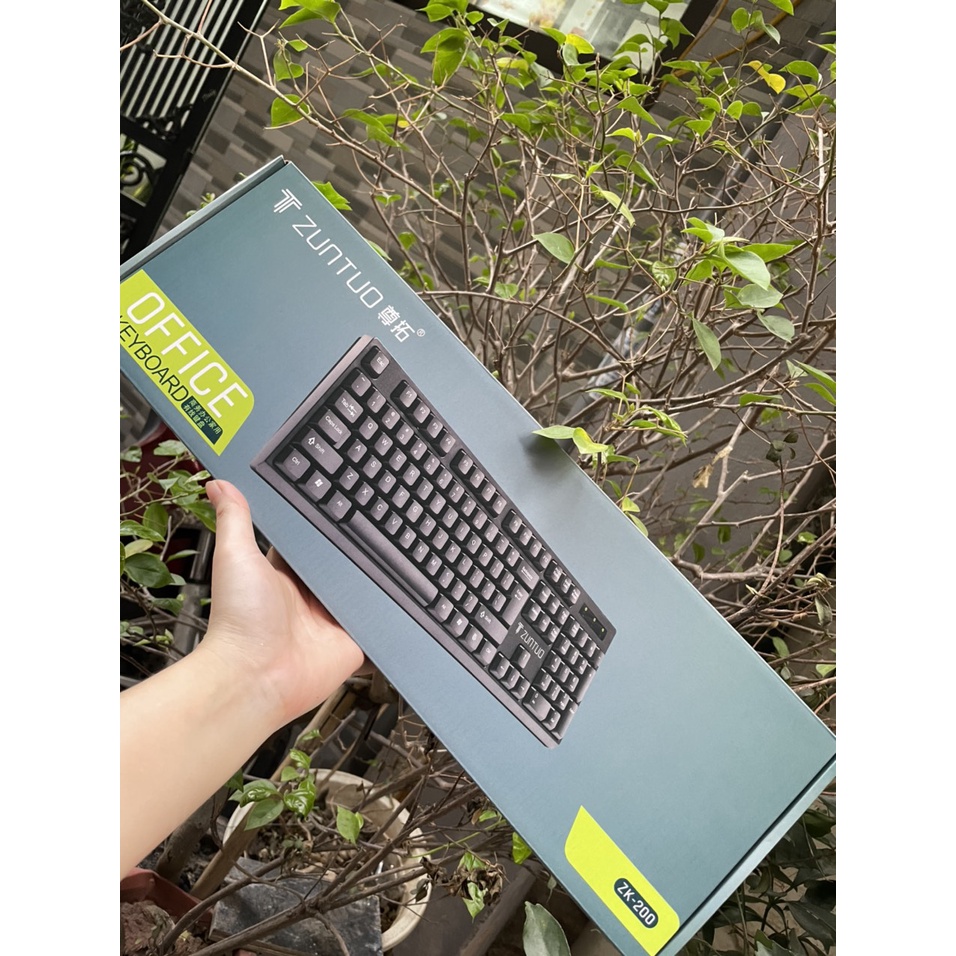 Bàn phím có dây Zuntuo ZK -200 new 100%, chân cắm usb - Phím bấm siêu ...