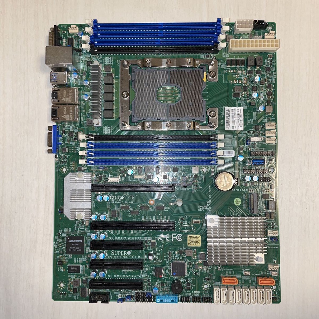 Main Supermicro X11SPI-TF LGA-3647 + Xeon Silver 4116 + ram DDR4 32Gb ...