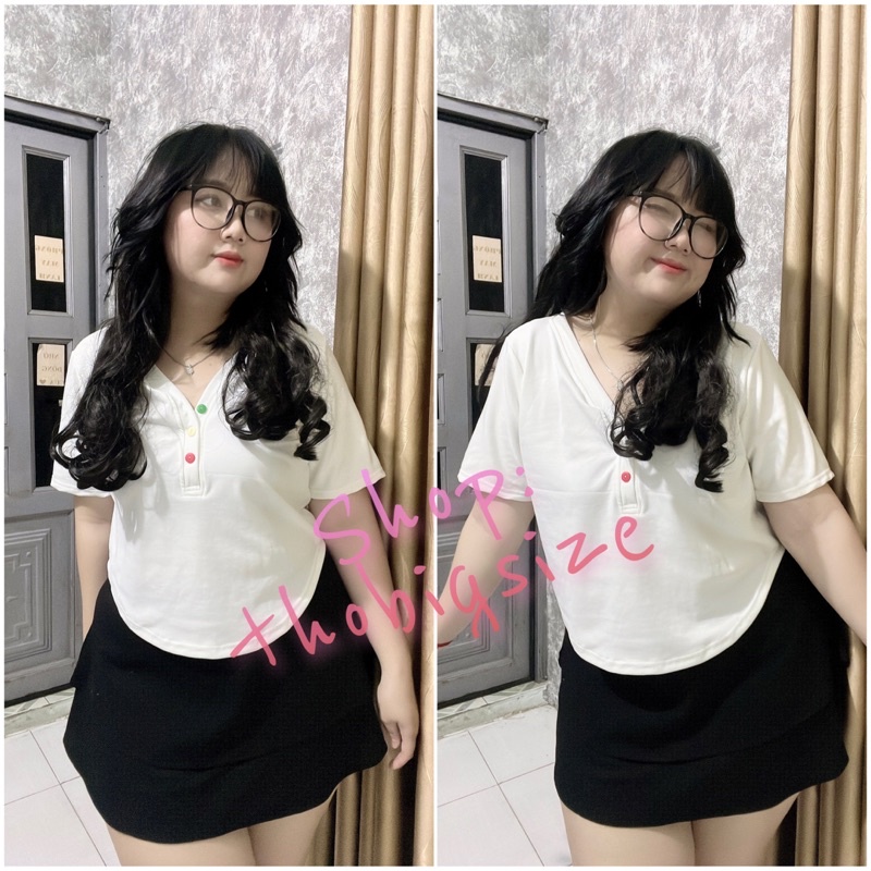 Áo Thun Vạt Bầu Bigsize form lửng 70-95kg | Shopee Việt Nam