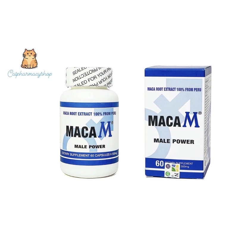 Viên uống Maca M bổ thận tráng dương 60v | Shopee Việt Nam