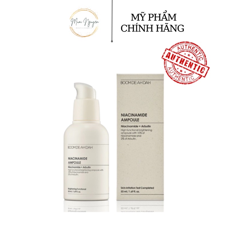 [FREESHIP] Serum Boom De Ah Dah Niacinamide 10% + Arbutin 2% 50ml dưỡng ...