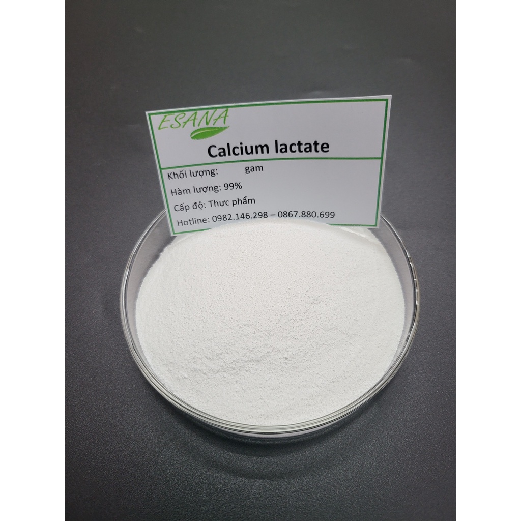 100g bột Calcium Lactate (Canxi lactat) thực phẩm | Shopee Việt Nam