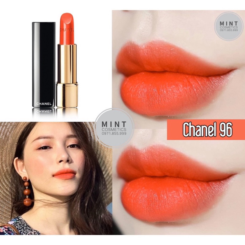 Son Chanel Rouge Allure Velvet mau 96 Chính Hãng Có Bill | Shopee Việt Nam
